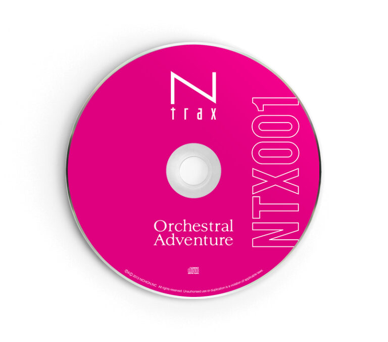N-trax 001「Orchestral Adventure」 | CDプレス・紙ジャケット・デジパック・ジュエルケース制作 | デザインからプレスまで一括対応のEXTREME-LAB